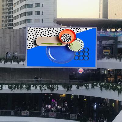 China Customized Outdoor Fixed LED Display 6500cd/m2 High Refresh Rate 3840Hz for sale