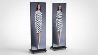 China P1.25 Foldable Poster GOB LED Panel for shopping mall airport exhibition for sale