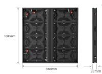 China Ti Series P3.91 Outdoor Fixed LED Display Energy-Saving 1000x1000mm Panel IP65 5000nits for sale