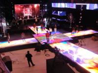 China Energy Saving Custom Led Screens / Led Video Dance Floor 90mm Casing Thickness for sale