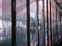 China Vivid Colors See Through Led Screens P3.91-7.82 Transparentt digital display for sale