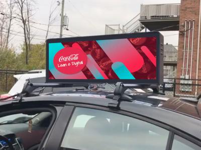 China 4500nit Taxi Roof LED Display for sale