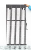 China 8000nits P15 LED Mesh Curtain Display Waterproof IP67 1R1G1B for sale
