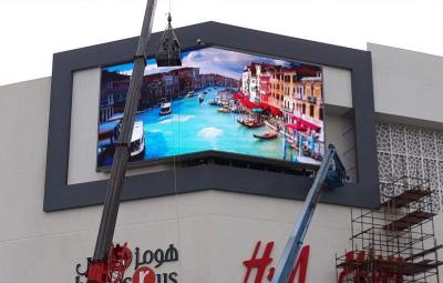 China Magnesium alloy Cabinet 960*960mm P8 big Outdoor avertising Screen / AVOE LED Advertising Board For Banks / Hospitals for sale