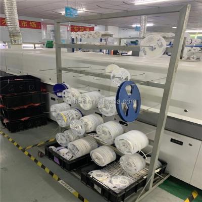 China High Quality Stainless Steel SMT ESD Reel Storage Shelving Rack Trolley Cart for sale