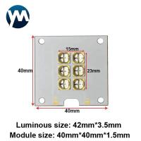 China 60W UV LED Module 365nm - 405nm For Printing Industry / UV Ink Glue Varnish for sale