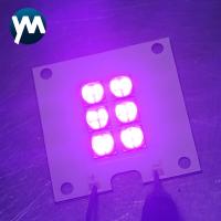 China UV LED Module 60W Lamp Beads Quartz Lens 365nm to 405nm LED UV Curing for sale