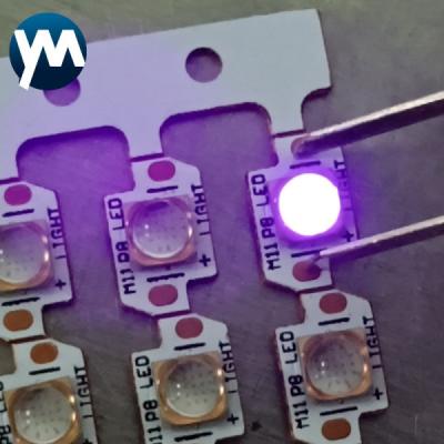 China 3W 3535 uv led module factories uv led curing 365nm smd uv led bulbs for sale