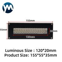 China 300W 12020 Uv Flatbed Printer Water Cooled 395nm Drip Plastic Printing Machine 365nm for Uv Curing Printer Lamp for sale