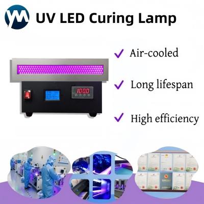 China 1600W High Power Air Cooled UV LED Curing Lamp Industrial UV Light System Aluminum Alloy for screen print exposure for sale