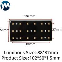 China UVA 50W 3535 LED High Power Violet Ultraviolet Light Lamp Module for Ink Curing Printing Varnish Drying System for sale