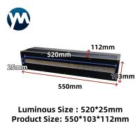 China Custom Industrial 395nm UV LED Curing Device 1500W High Power Air Cooling for Plastic Bottle UV Printing & Glue Solidification for sale