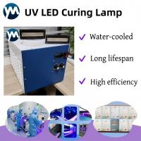 China 360W Water Cooled 395nm UV Curing Lamp 120*20 MM for Epson UV Printer Single Dual Head Printing LED UV Varnish Curing for sale