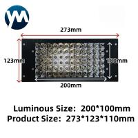China 395nm 200W 200*100 air Cooled Ultraviolet Integrated Lamp Uv Led Curing System for Industrial Printer Uv Ink Label Printing for sale