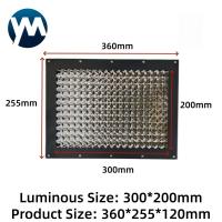 China 600W 365mm LED UV Curing Lamp for Ultraviolet Integrated Machine Light Curing Machine Lamination LED Resin Conveyor for sale