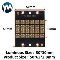China 240W UV LED Curing System 6565 Light Module 395nm for led uv curing lamp for printing machine for sale