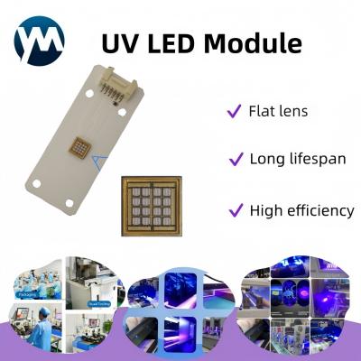China Custom Led Sign 50W 3535 LED High Power Violet Ultraviolet Light Lamp Module for Ink Curing UV Digital Printers for sale