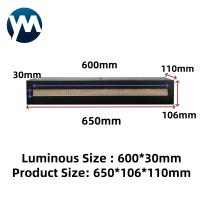 China Factory Customized 2000W 395nm UV Flood Light Fan Cooled uv curing lamp Screen Printing Equipment for sale