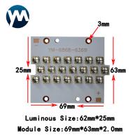 China 3D Printing 210W UV Light Module 365nm 385nm 395nm 405nm Curing For Offset for sale