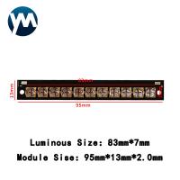 China Line Light Source UV LED Module 110w Curing Water Cooling Quartz Lens for sale