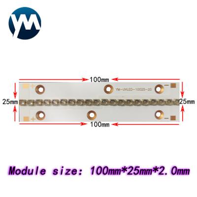 China Linear Light Source Curing 60W UV LED Module , High Power LED Module 365nm for sale
