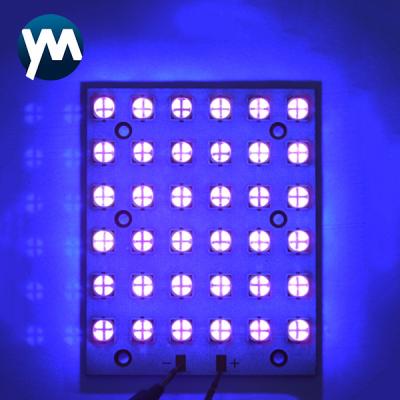 China 300W UV Curing Light Quartz Lens LED Chip Module 365nm 395nm Lamp Beads for sale
