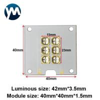 China UV Light Module 60W High Power Module LED Module Light 6565 Lamp Beads Quartz Lens for sale