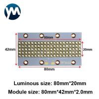 China UV LED Module 300W LED Ultraviolet 3W LED Chip Quarz Offset Ink Module for sale