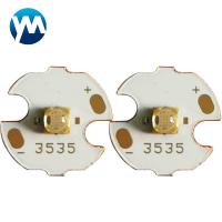 China Copper Plate 3W LED UV Chip 16mm For Curing Module 365nm 395nm for sale