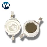China UV LED SMD 3W Imitation Lumen Lamp Beads Silicone Lens High Power UV LED for sale