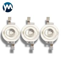China UV LED SMD 3W Imitation Lumen Lamp Beads Silicone Lens High Power UV LED for sale