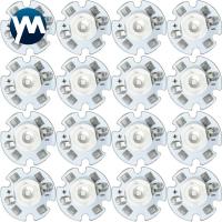 China UV LED SMD 3W Imitation Lumen SMD Module High Power UV LED Silicone Lens 365nm 385nm for sale