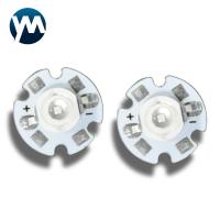 China UV LED SMD 3W Imitation Lumen SMD Module High Power UV LED Silicone Lens 365nm 385nm for sale