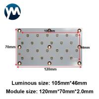 China UV Light Module 72W Printed UV LED Module UV High Power Chip LED Lamp Beads for sale