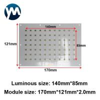 China UV Light Module 230W 3535 Quartz Lens Lamp Beads 365nm Curing Module for sale