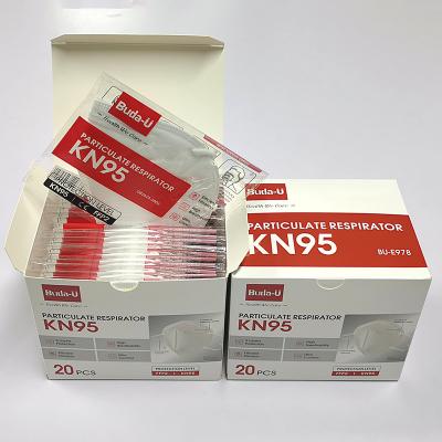 China 5 Layers KN95 Particulate Respirator Face Mask High Filtration Rate 95% for sale