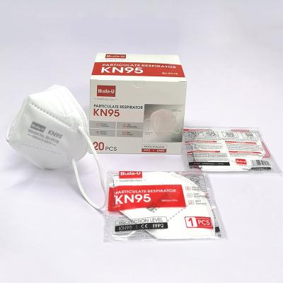 China Comfortable White KN95 Filtering Half Mask With GB2626-2019 Standard for sale