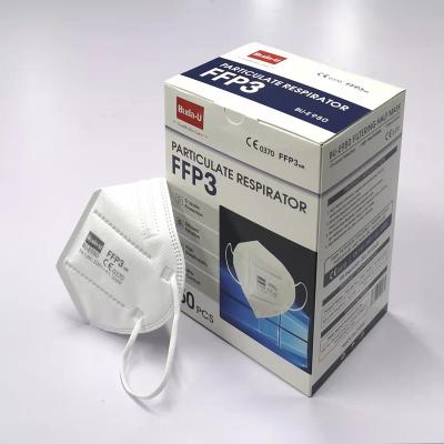 China 99% Min Filtration Efficiency FFP3 Filtering Half Mask CE NB0370 Approved for sale