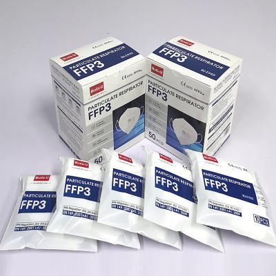China FFP3 Disposable Particulate Respirator Mask , BU-E980 FFP3 Face Masks Ce Approved for sale