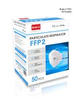 China FFP2 Face Mask Particulate Respirator , FFP2 Filtering Half Mask , 1 Pcs Pack Or 10 Pcs Pack 50 Pcs /Box for sale