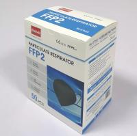 China FFP2 Protective Face Mask With CE 0370 ,  FFP2 Dust Mask With Good Packing Box , Black Color , 50pcs / Box for sale