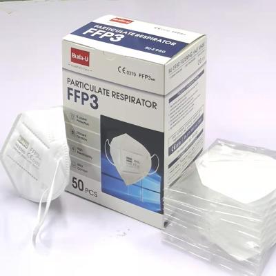 China Disposable FFP3 Face Mask With Earloops Protection Level 99% for sale