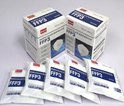 China Disposable Particulate Respirator Mask With Ear Loops CE0370 FFP3 NR Standard for sale