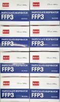 China 5 Layers White FFP3 Dust Mask , FFP3 Filtering Half Mask Without Valve for sale