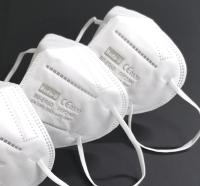 China FFP2 Protective Face Mask , FFP2 Respirator Mask With Embossing Print , High Class And Special Look , CE0370 for sale