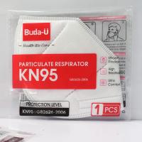 China Strength Brand Buda-U KN95 Folding Half Mask With Elastic Earloops for sale