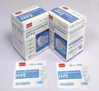 China 50pcs White Disposable FFP2 Particulate Respirator For Men And Women for sale