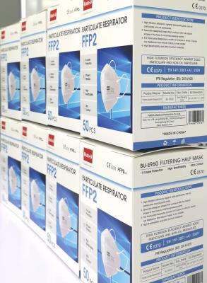 China Buda-U Folding Type FFP2 Particulate Respirator CE 0370 for sale