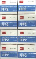 China 50pcs White Disposable FFP2 Particulate Respirator For Men And Women for sale