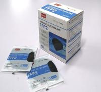 China BU-E960 Black FFP2 Protective Masks CE 0370 Certificated No Breathing Valve for sale
